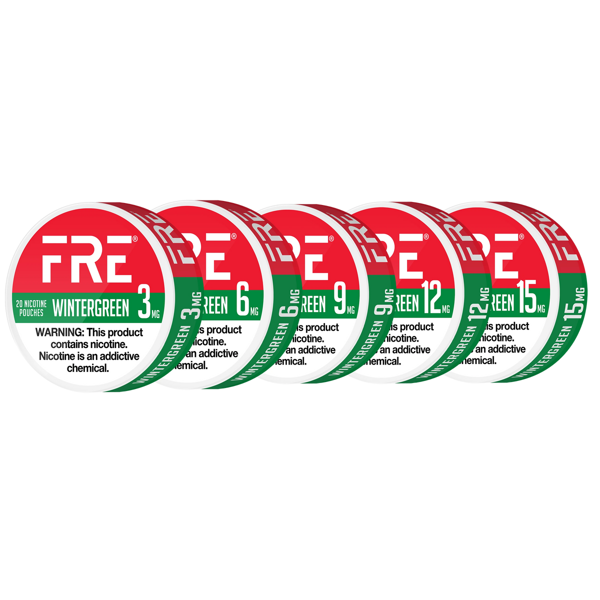 Wintergreen Nicotine Pouches | FRE Wintergreen Pouches